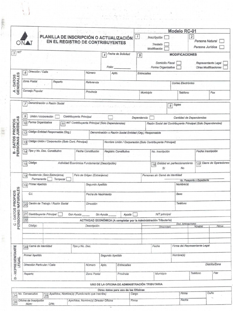 Modelo de La Onat HLC | PDF