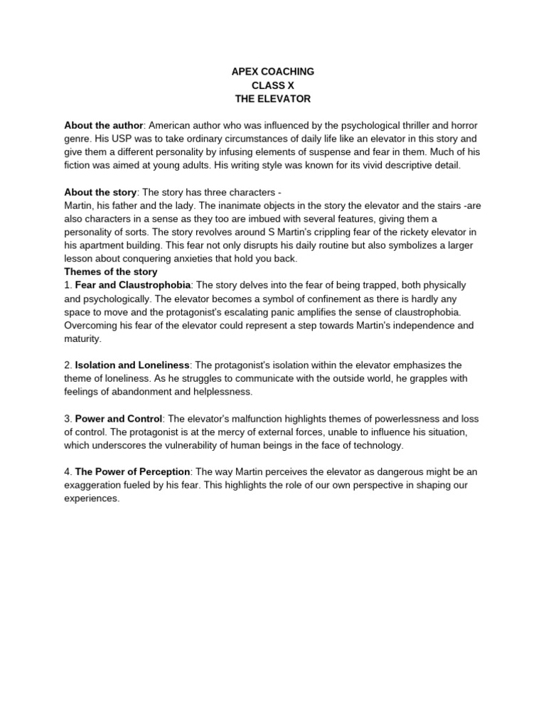 The Elecator | PDF