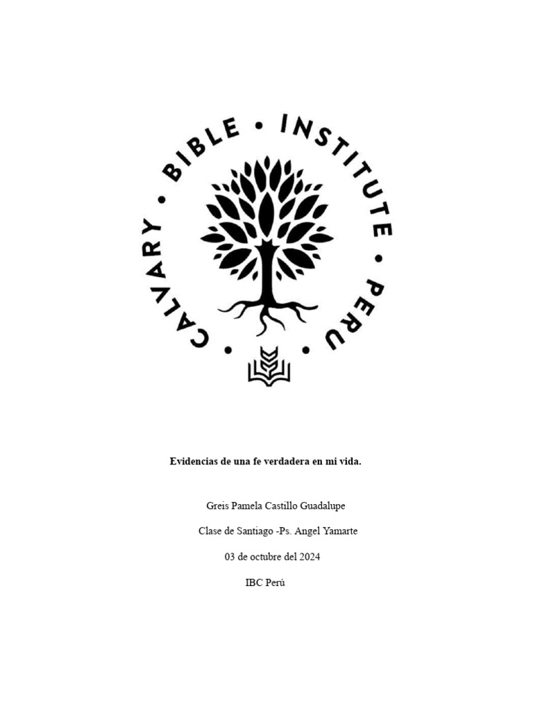 Evidencias de mi fe cristiana auténtica | PDF | Oración | Fe