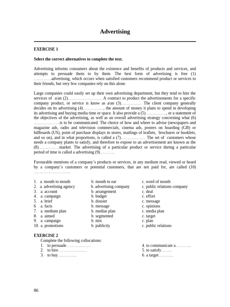 Advertising | PDF | Advertising | Marketing