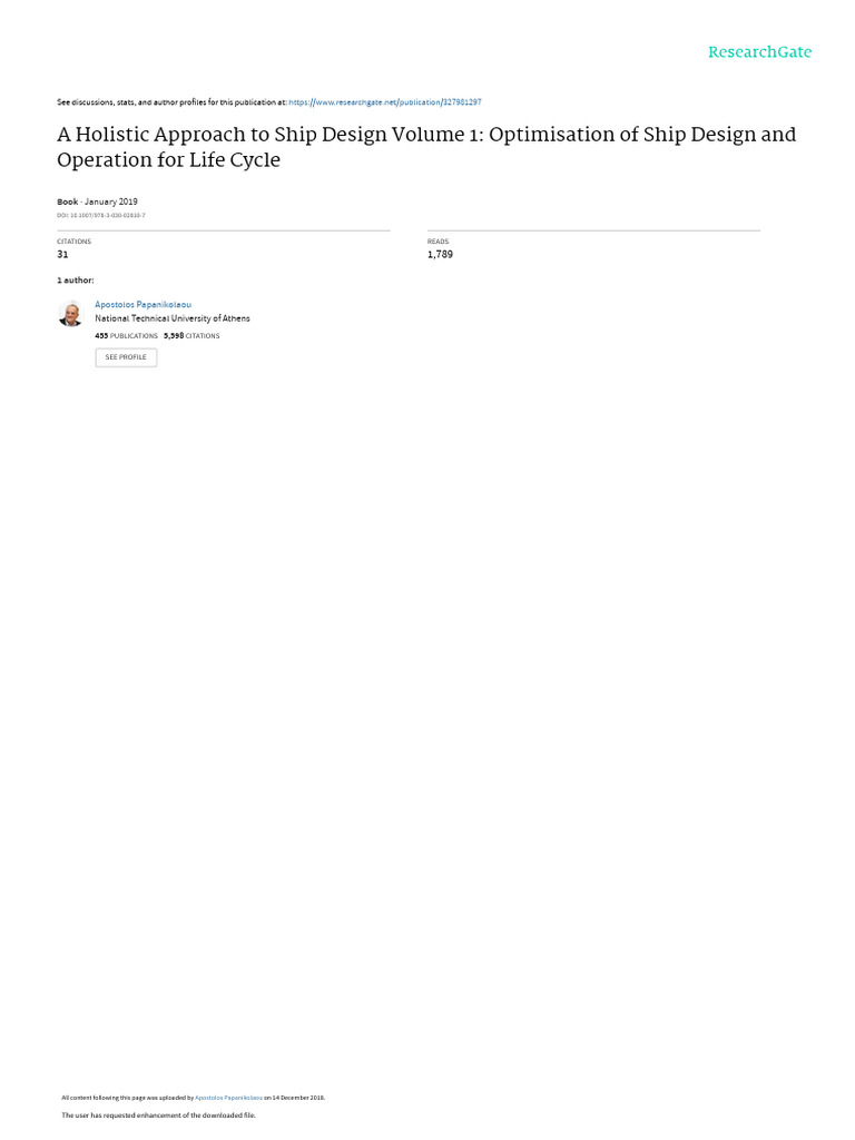 2019 Bookmatter AHolisticApproachToShipDesign | PDF