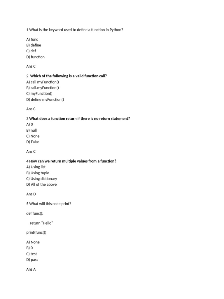 Quiz Day4 30jun | PDF