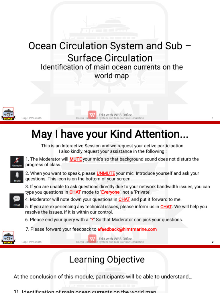 UNIT 7 Ocean Circulations System | PDF | Atmospheric Circulation | Oceans