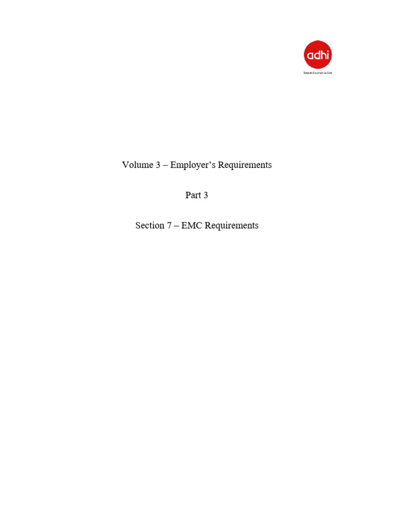 EMC Requirement Vol 3 - Section 7 | PDF | Electromagnetic Compatibility ...