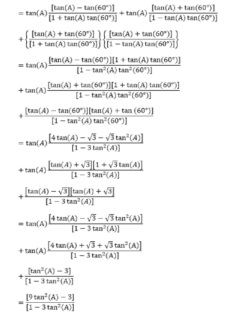 1588 Trigonometric Ratios of Multiple and Sub Multiple Angles-Exercise 9.2-q.5 | PDF
