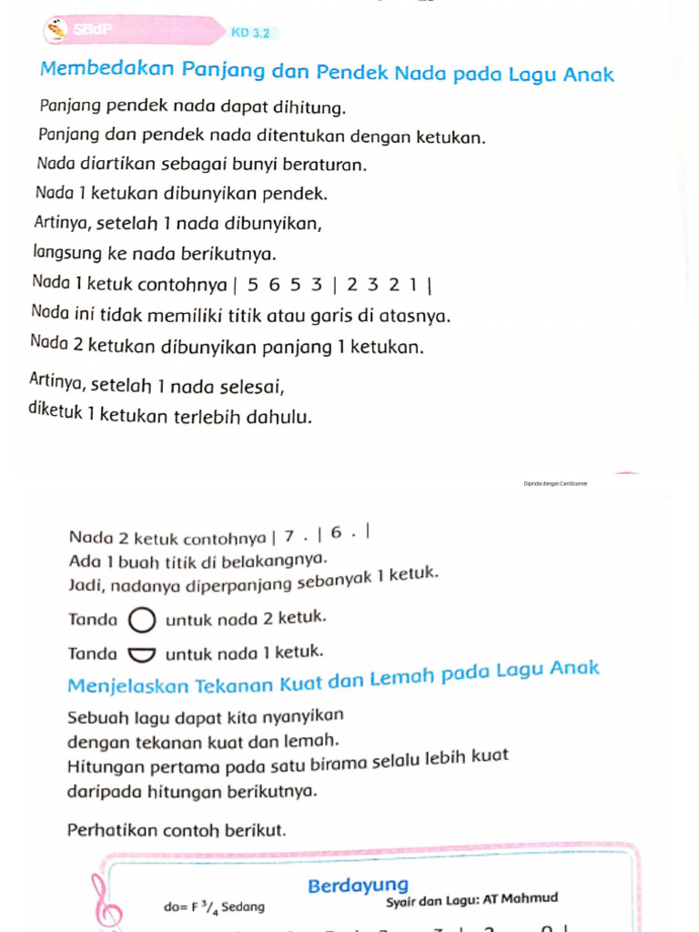 Materi SBDP Tema2 | PDF