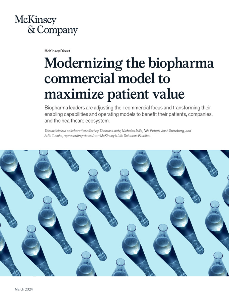 Modernizing The Biopharma Commercial Model To Maximize Patient Value ...
