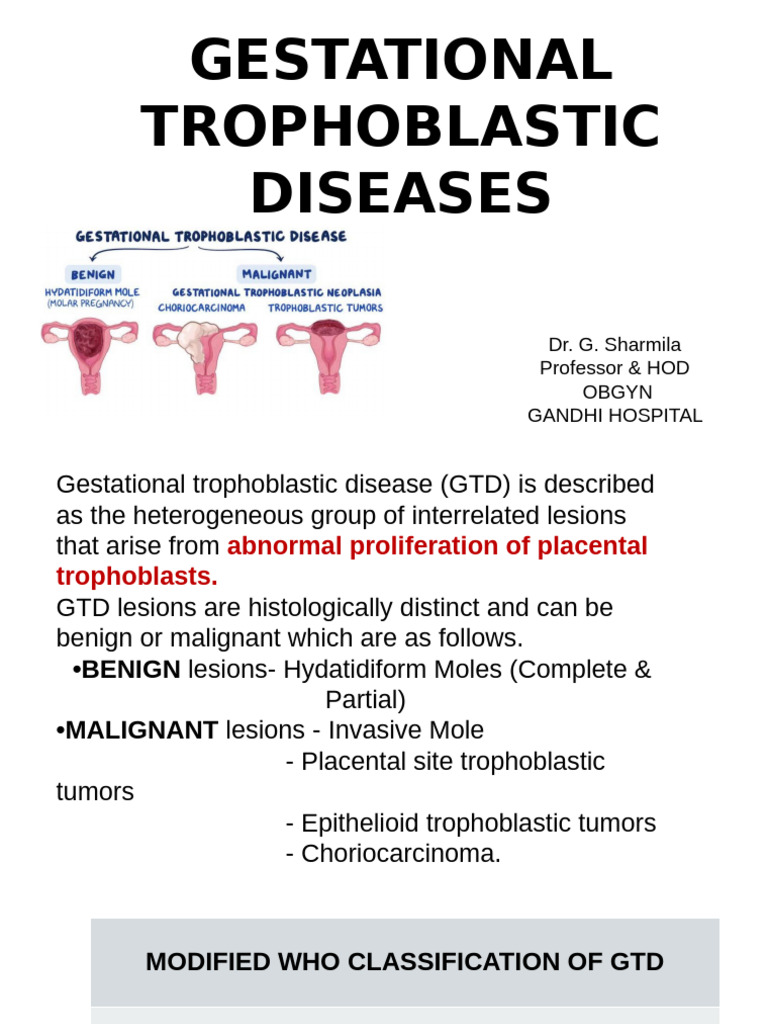 Understanding Gestational Trophoblastic Diseases | PDF | Medical ...