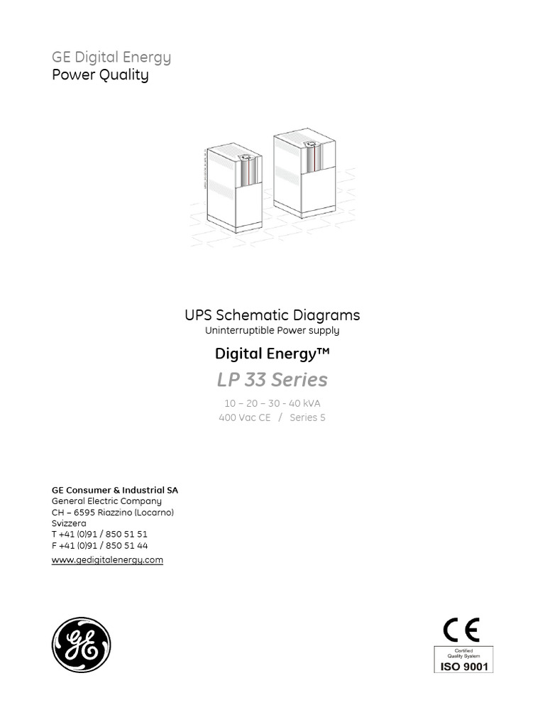 UPS Schematic Diagrams LP 33 Series | PDF | Manufactured Goods | Power ...