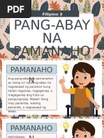 Pamanahon at Panlunan (Pang-Abay) | PDF