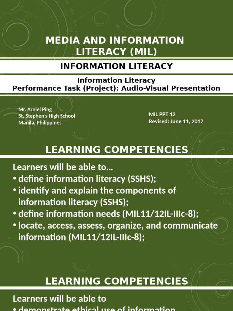 Information Literacy | PDF | Information Literacy | Literacy