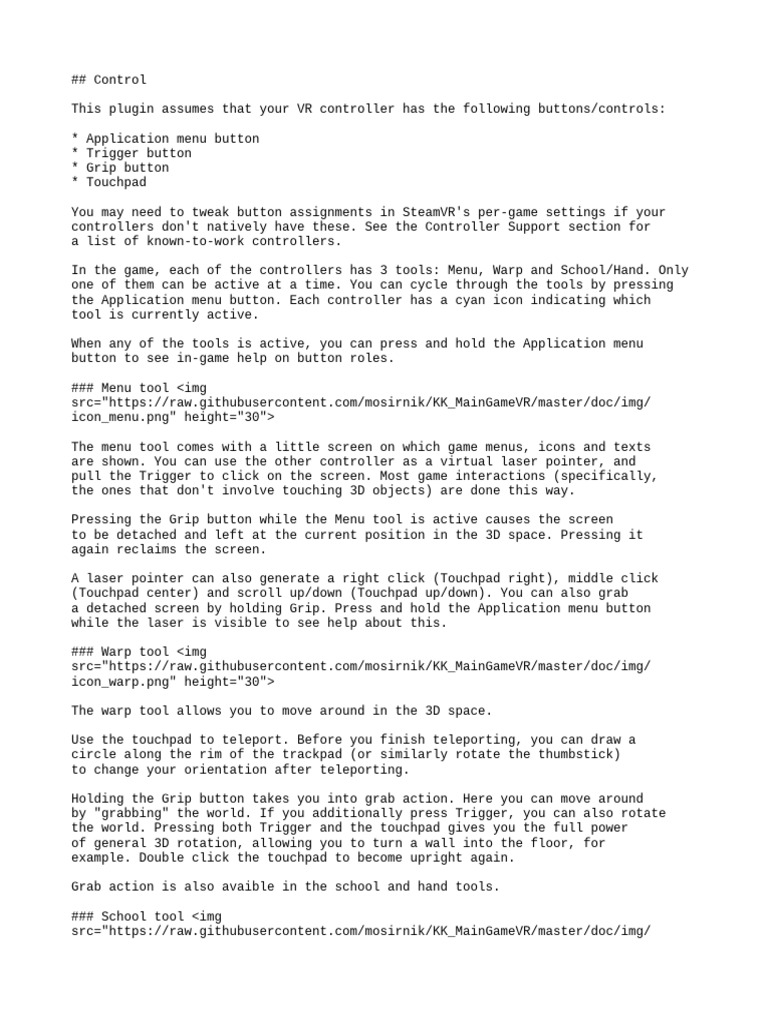 KoikatuForceVR Instructions | PDF | Menu (Computing) | Cursor (User Interface)