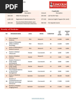 UM Tuition Fees for 2025/2026 | PDF | Science