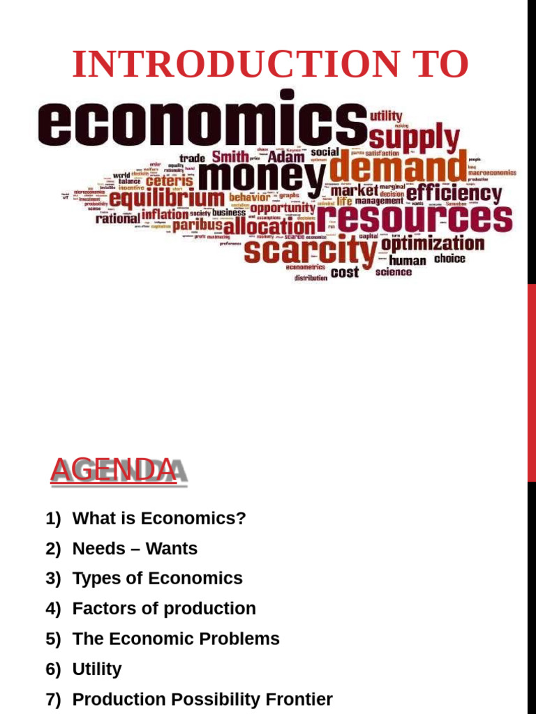 Intro To Economics | PDF | Economics | Microeconomics