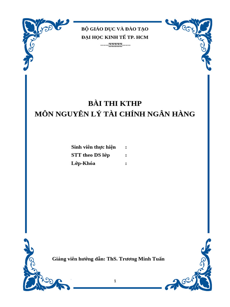 BTKT - 2024 - Dot 1 - Lop 3 | PDF