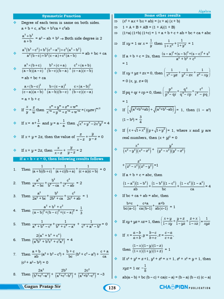 Concept King-Pages-7 | PDF | Quadratic Equation | Polynomial