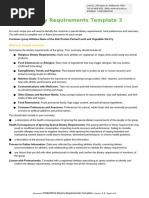 Food Requisition Slip | PDF | Meal | Cuisine