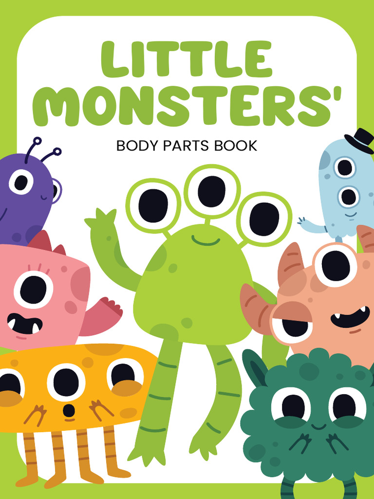Count Monster Body Parts Activity | PDF | Monsters | Fantasy Creatures