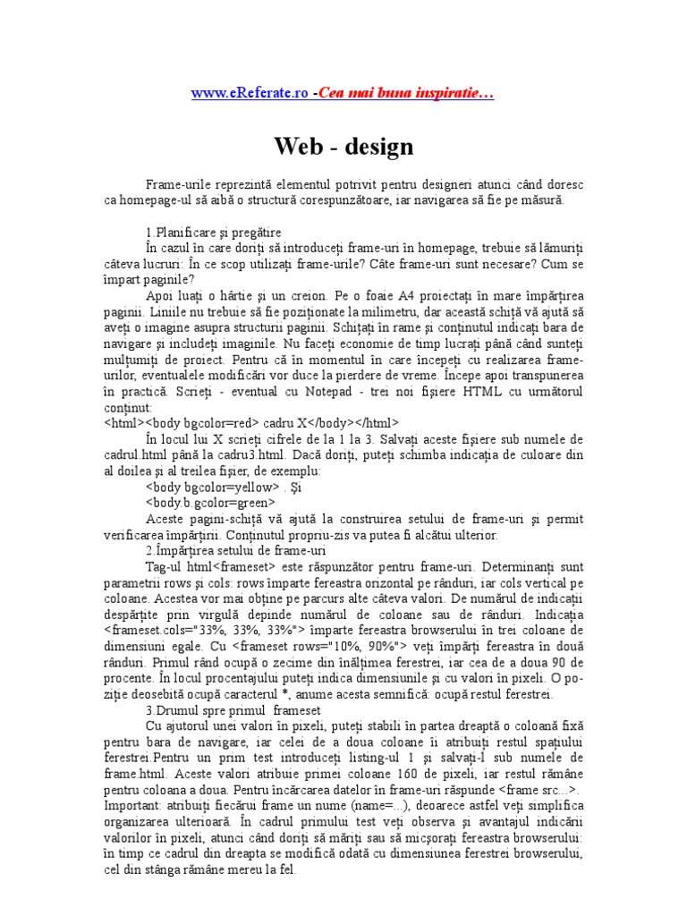Web Design | PDF