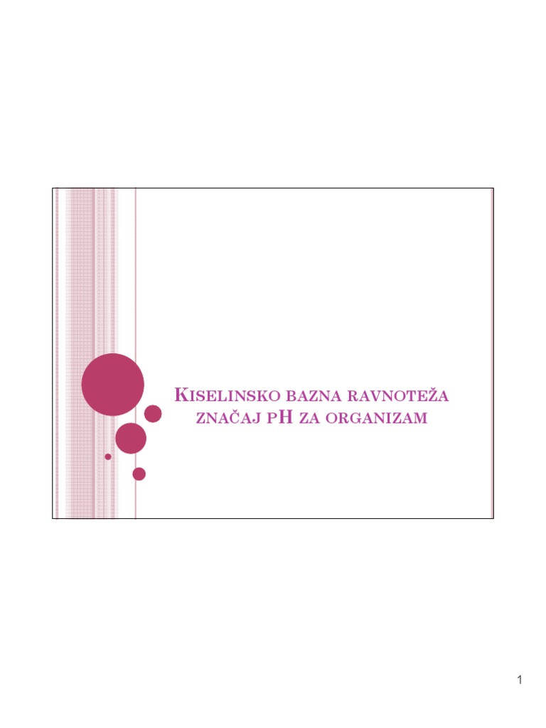 Acidobazna Ravnoteza | PDF