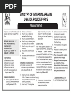 Uganda Police CertApp Procedure | PDF | Identity Document | Government ...