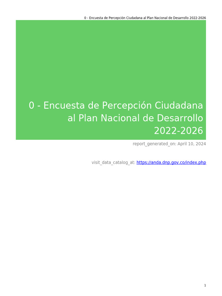 Ddi Documentation Spanish 158. | PDF | Muestreo (Estadísticas) | Bogotá