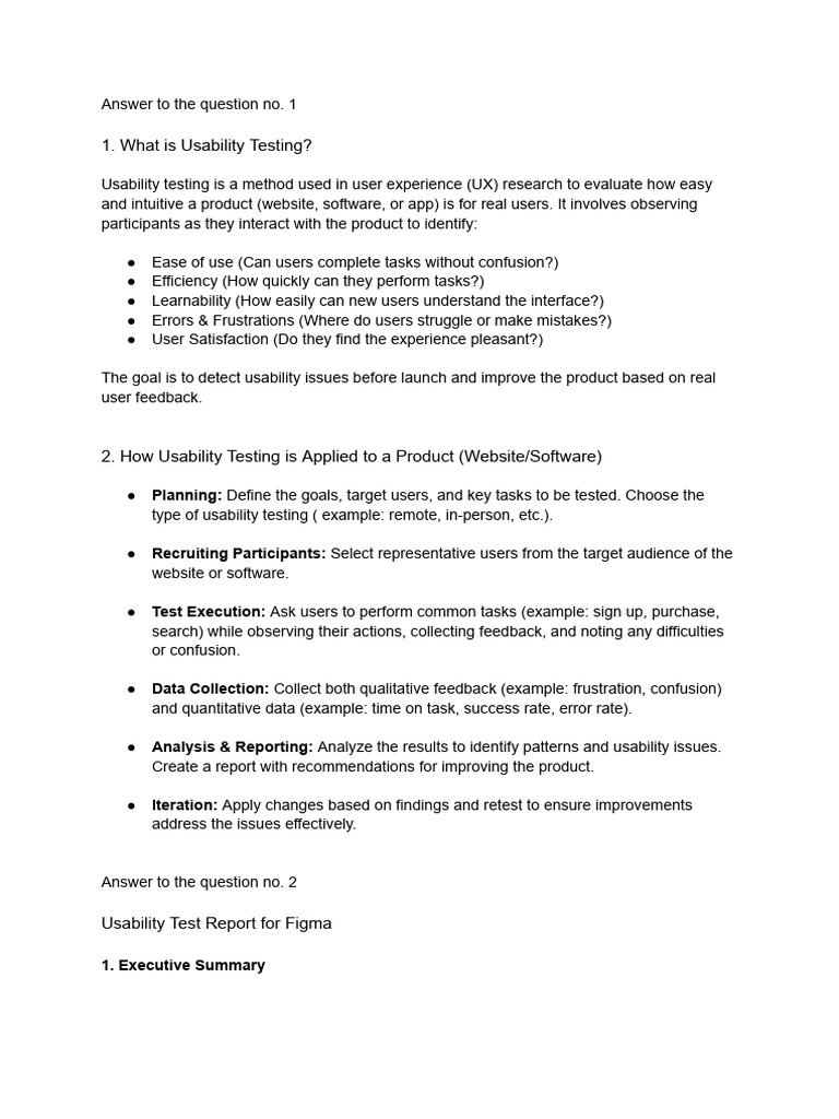 Software Testing Mid Assignment 2025 | PDF | Usability | Computing