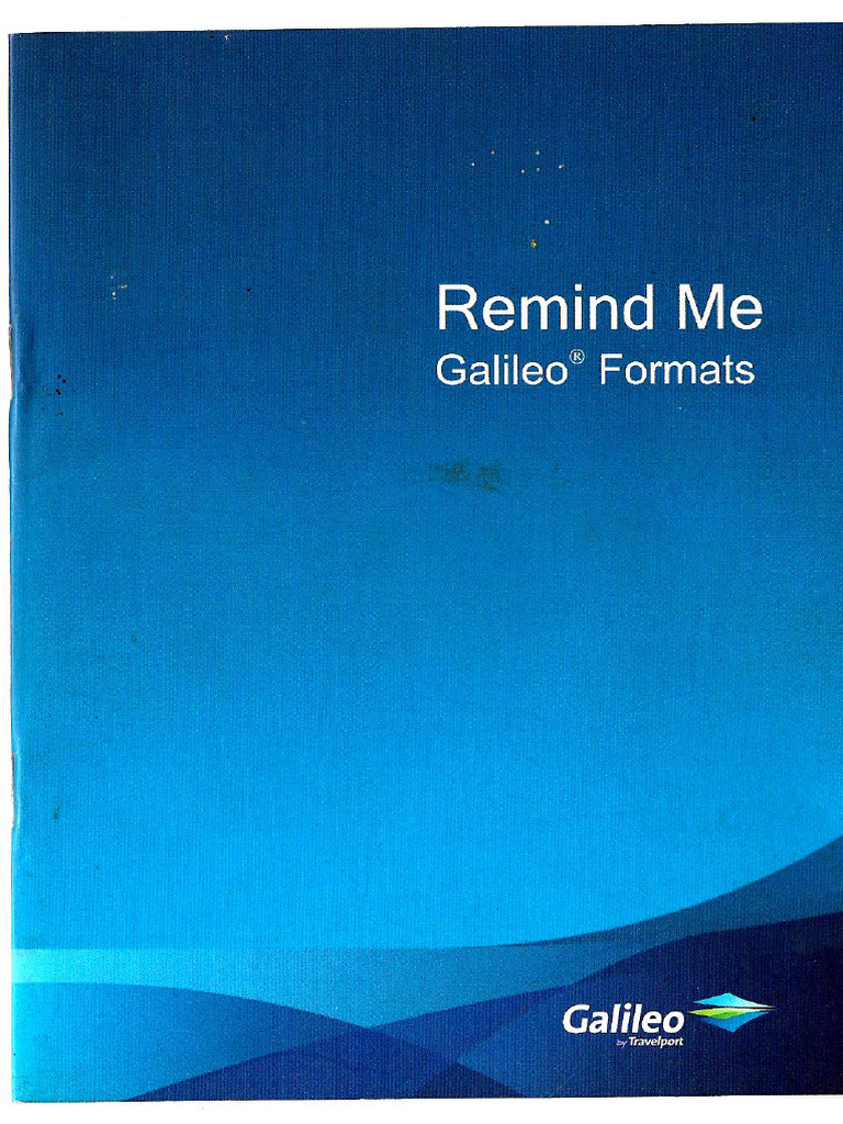 Galileo Remind | PDF