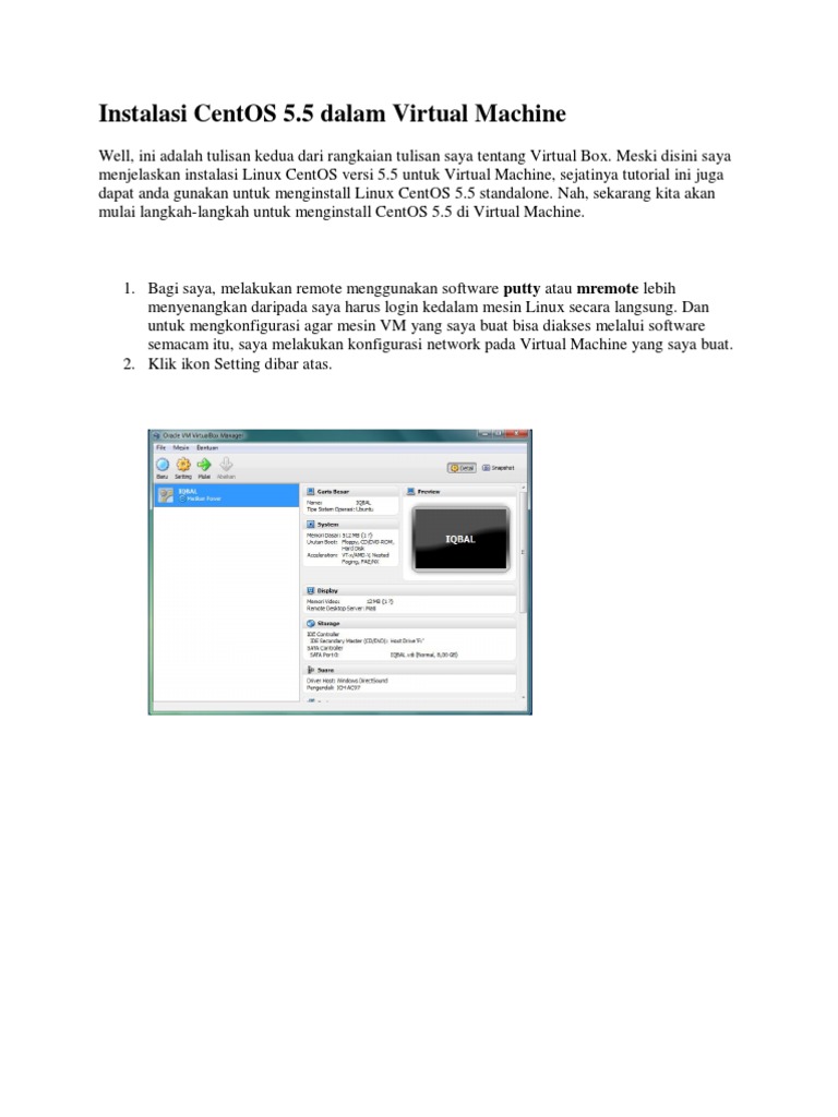 Instalasi CentOS 5 | PDF