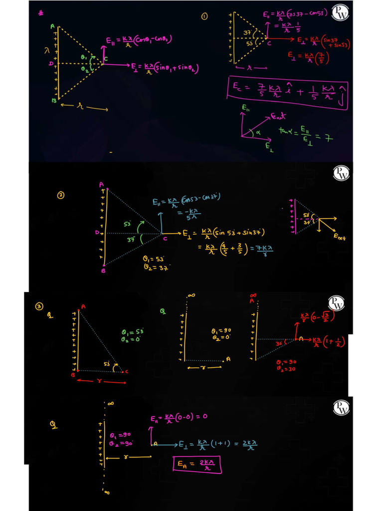 Electrostatics 05 - Class Notes - Prayas JEE 2024 | PDF