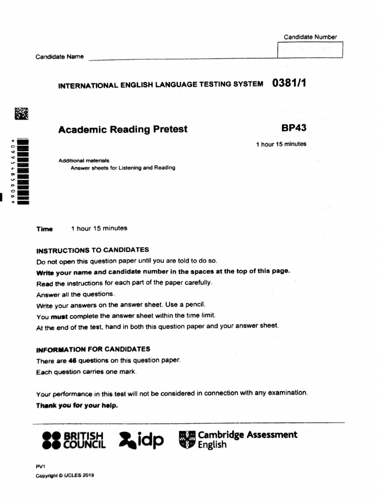 Reading - BP43 | PDF