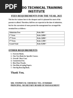 ECDE Pre-Primary Timetable 2025 | PDF