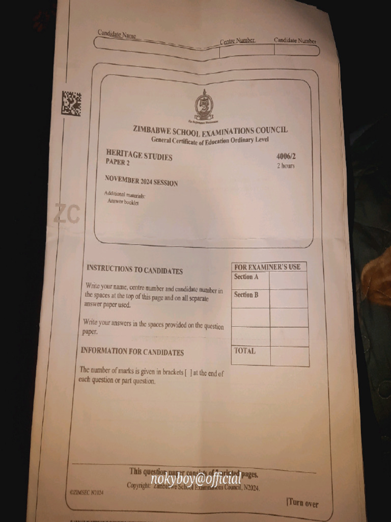 Heritage Paper 2 November 2024 | PDF