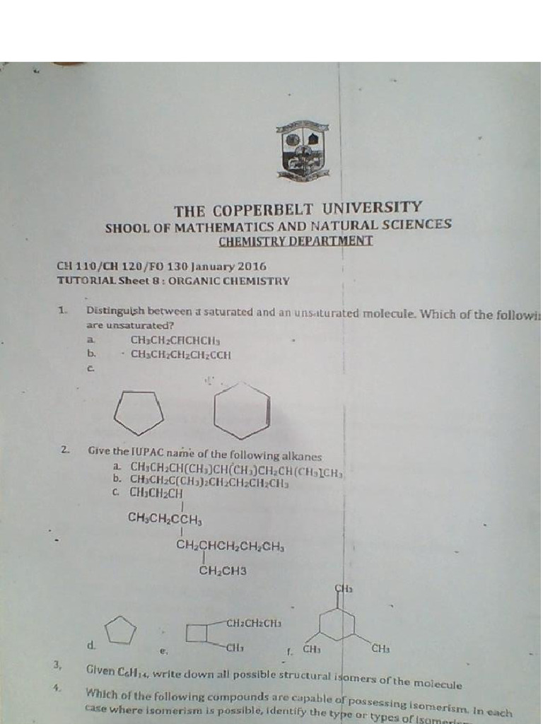 Organic Chemistry Tutorial | PDF