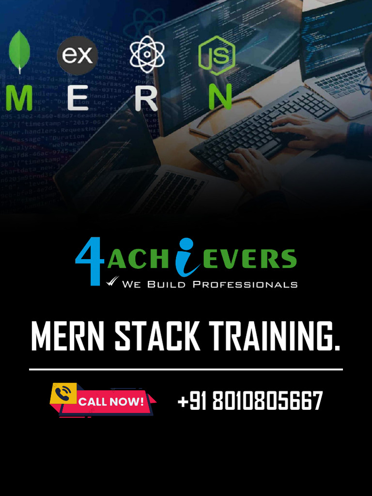 4Achievers_MERN STACK Training | PDF | Java Script | Software