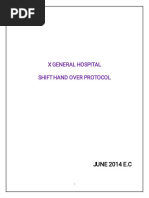 Clinical Handover Guideline | PDF | Patient | Health Professional