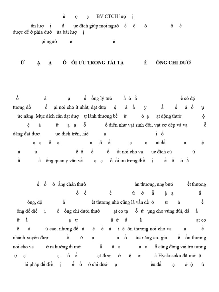 Nhung Vat Tai Cho Toi Uu Trong Tai Tao Khuyet Hong Chi Duoi | PDF