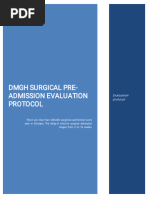 Pre-Operative Assessment Template | PDF | Surgery | Anesthesia