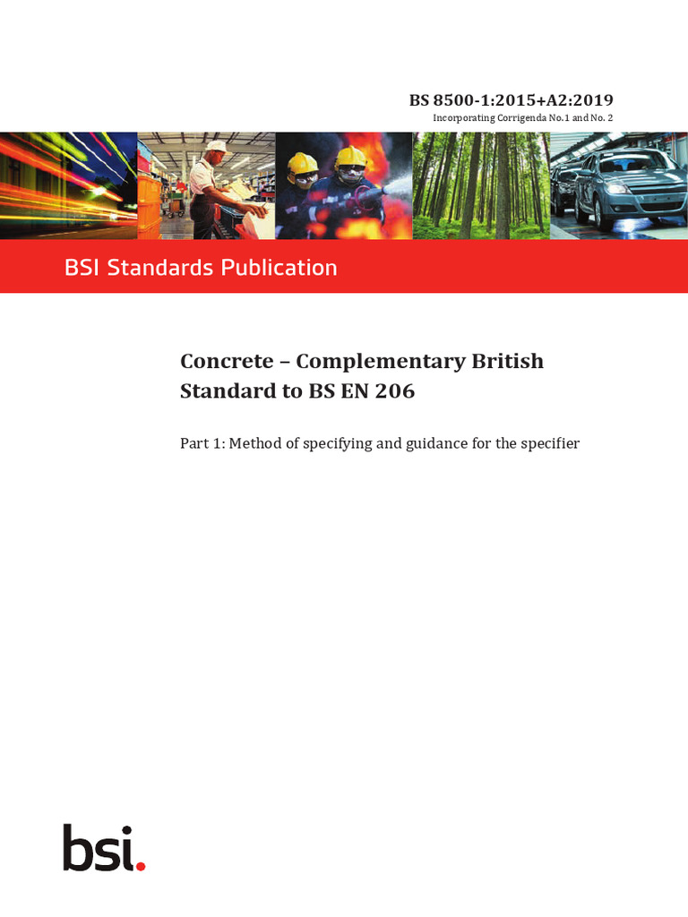 BSI Standards Publication: Concrete - Complementary British Standard To ...