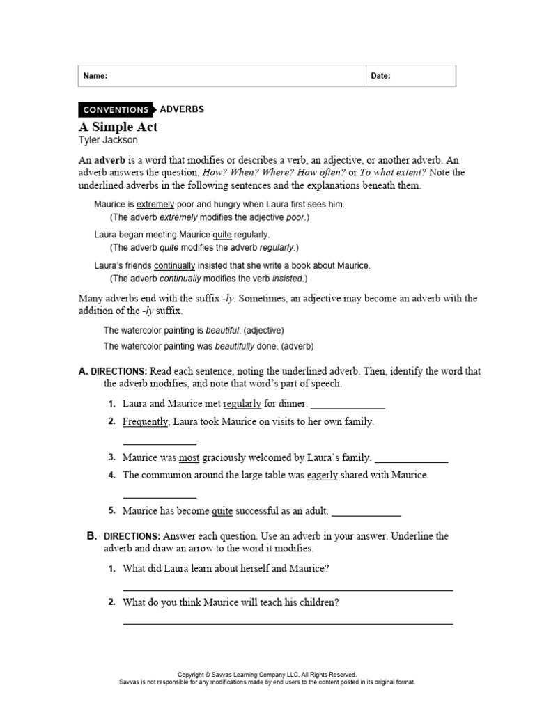 A Simple Act Selection's Discussion | PDF