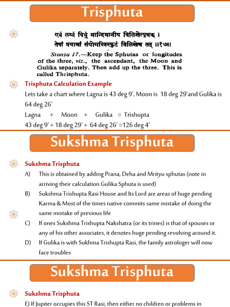 TrisphutaDasa 210804 000115 | PDF | Hindu Astrology | Astrology