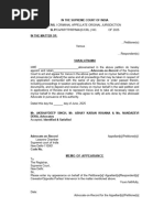 Instant Memo of Appearance Format | PDF