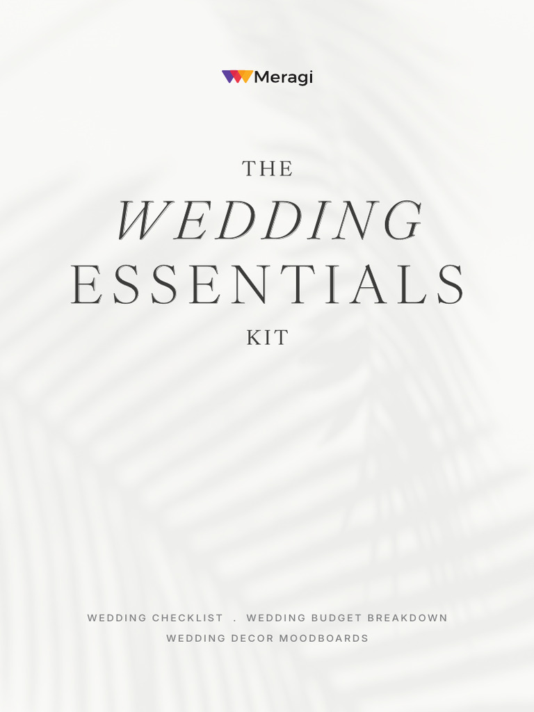 Complete Wedding Planning Checklist | PDF | Fashion Related Occasions ...