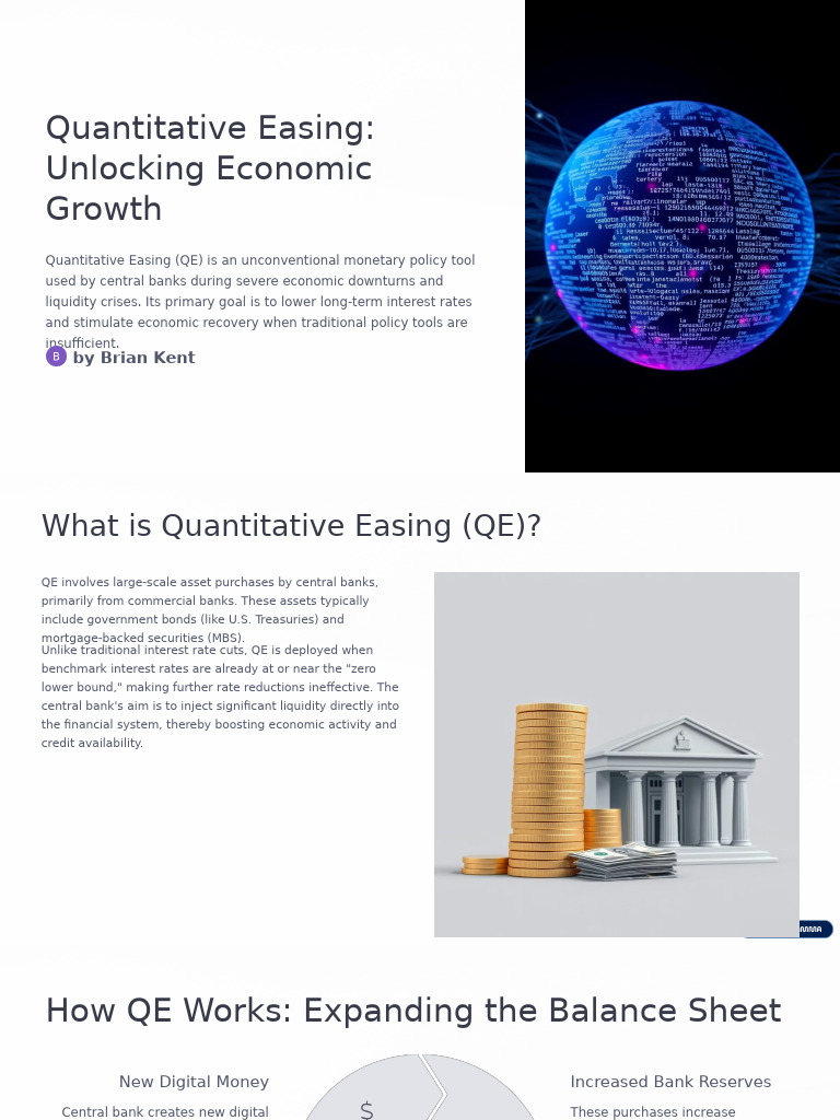 Quantitative Easing Unlocking Economic Growth | PDF | Quantitative Easing | Central Banks