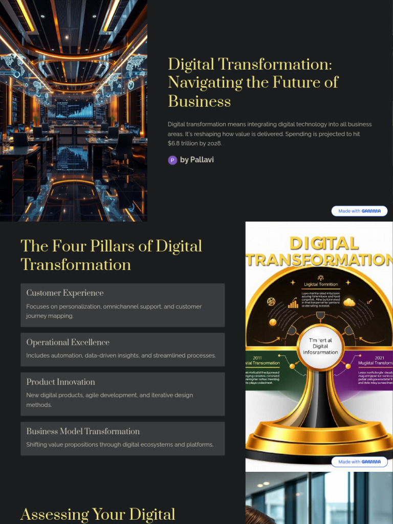 Digital Transformation Navigating The Future of Business | PDF ...