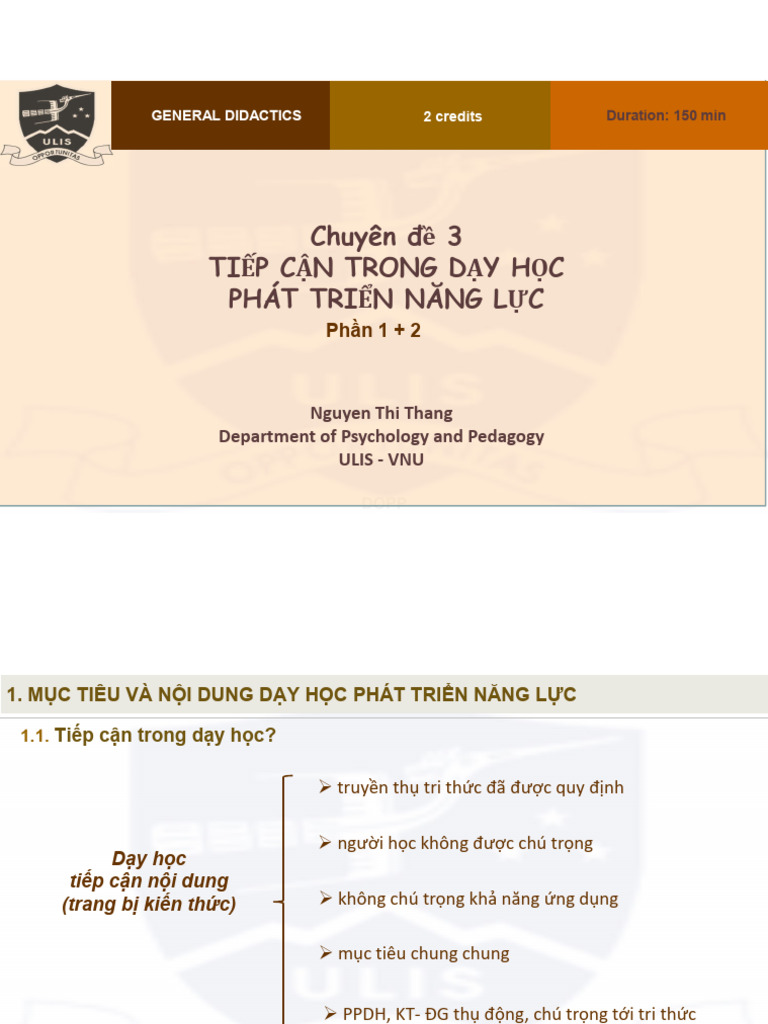 Module 3 - Phần 12 - LLDH | PDF