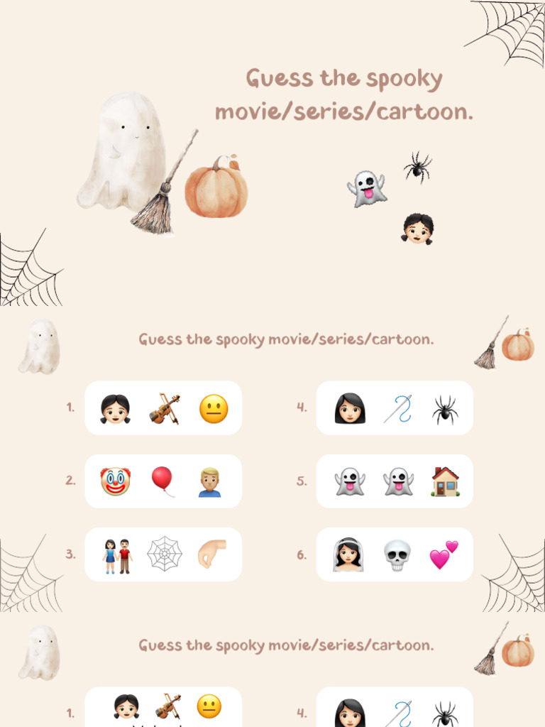 Halloween Emoji Challenge | PDF