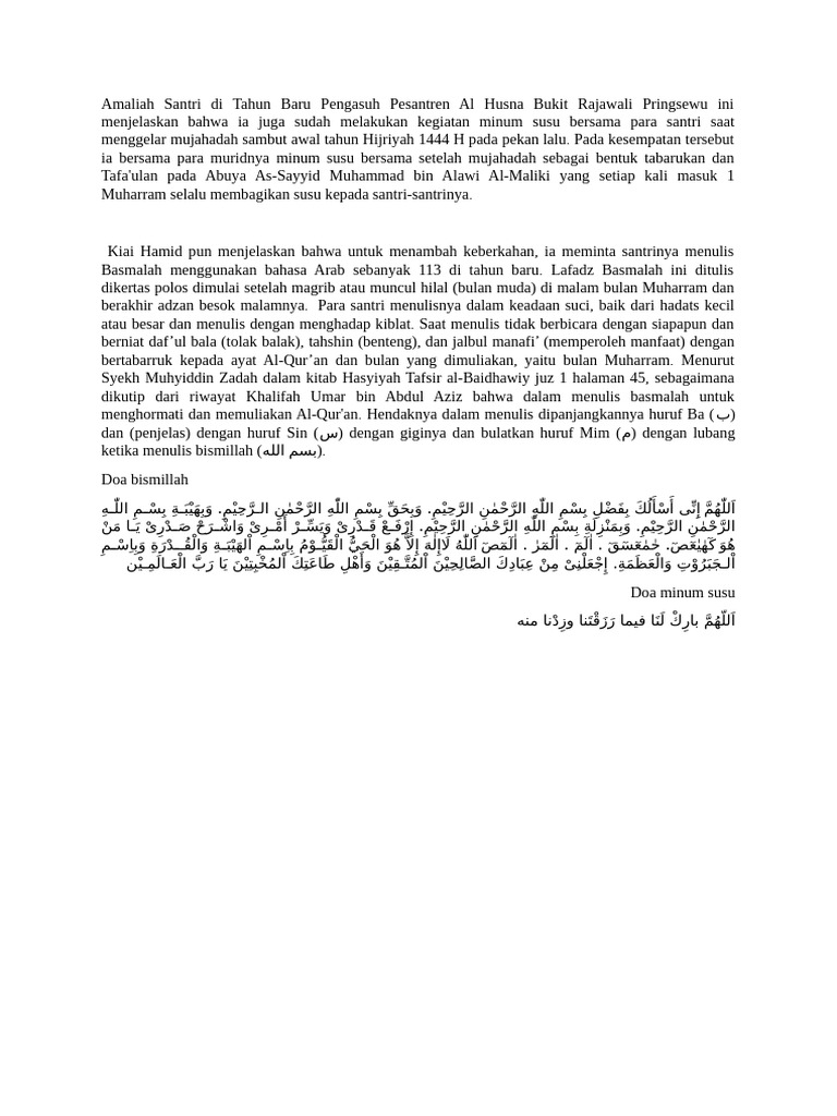 amalan bulan muharram | PDF