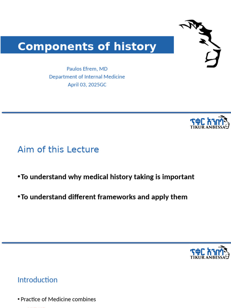 Essential Components of Medical History Taking | PDF | Pulse | Medical ...