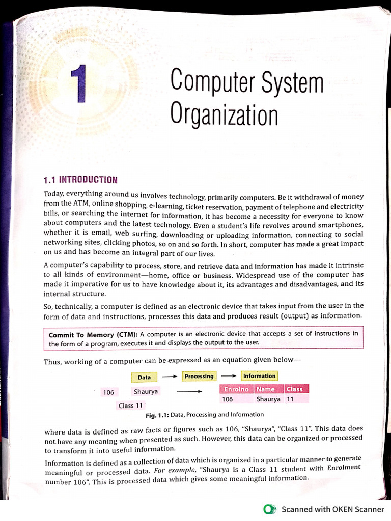 Ch1 Class 11CS | PDF